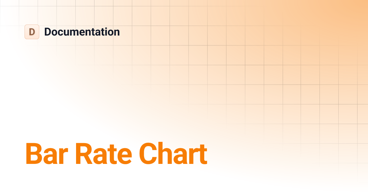 Bar Rate Chart | Documentation