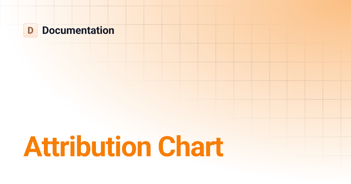 Attribution Chart | Documentation